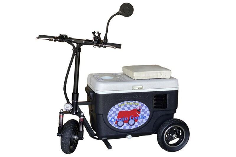 CRUZIN COOLER ELECTRIC 3 WHEEL SCOOTER 800W MOTOR SPORT X-LI | US ...