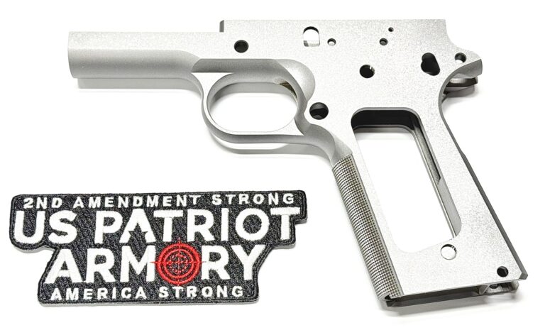 80% 1911 Officer 9mm, Checkered Grip, 416 Stainless,70 Series Frame ...